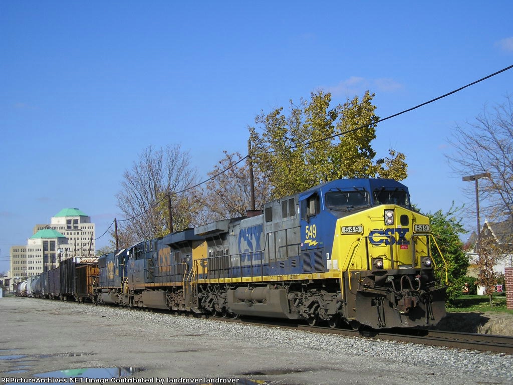 CSXT 549 On CSX Q 501 Eastbound